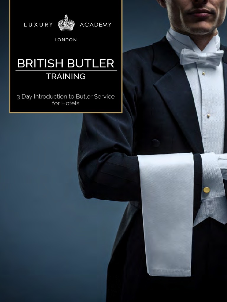 British Butler Service | PDF | Clothing | Hotel And Accommodation
