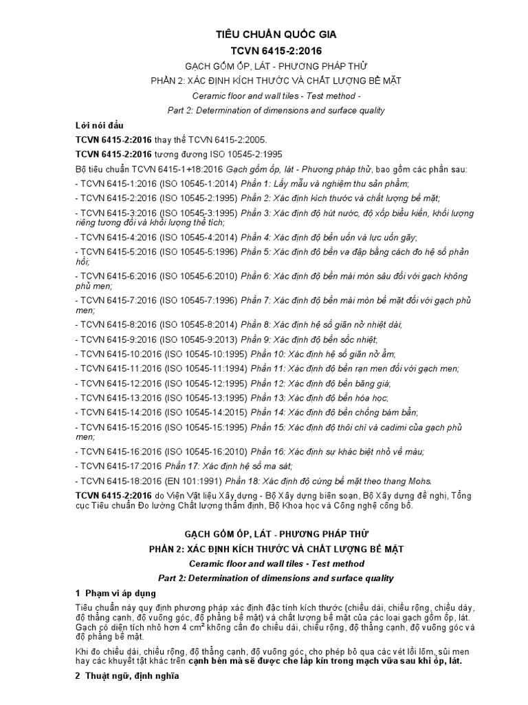 TCVN 6415-2-2016 Gach Gom Op, Lat-Phuong Phap Thu, Phan 2-Xac Dinh Kich Thuoc Va Chat Luong Be ...