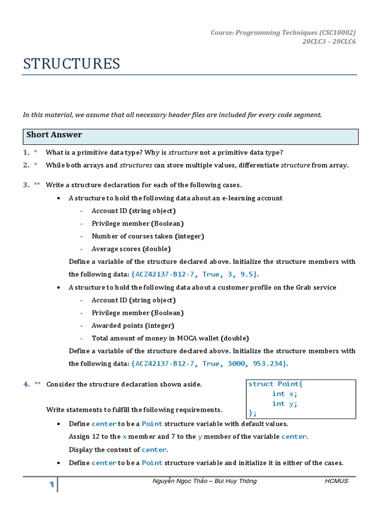 Programming Structures Guide Pdf Pointer Computer Programming Parameter Computer