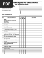 SCBA Checklist | PDF | Mechanical Engineering | Equipment