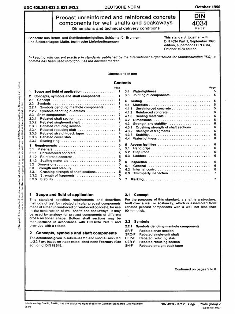 DIN 4034-2-1990-En | PDF