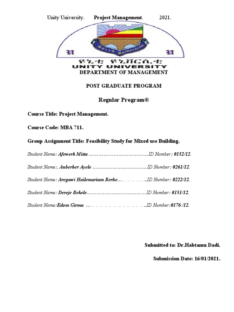 Regular Program®: Department of Management Post Graduate Program | PDF ...