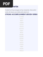 CEG's Epic List of Activities List Verbs 2 | PDF | Writers | Communication
