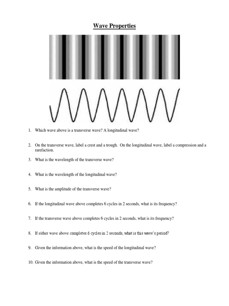 Physics Wave Study Guide | PDF | Waves | Electromagnetic Spectrum