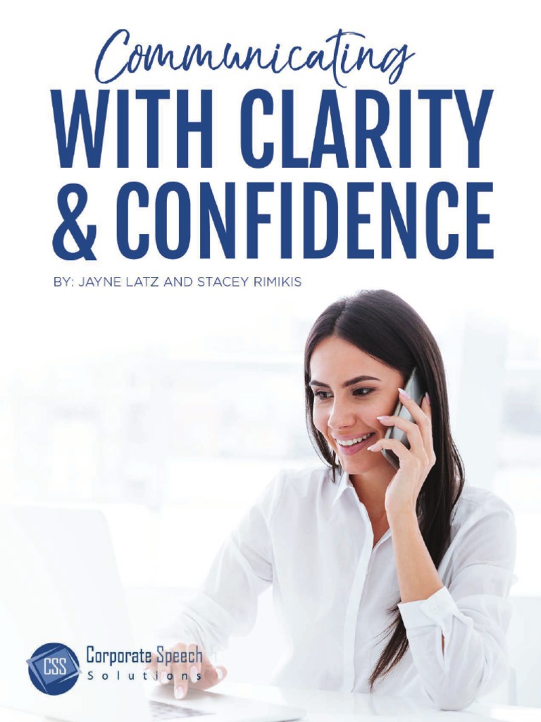 Communicate With Clarity and Confidence Ebook | PDF | Body Language ...