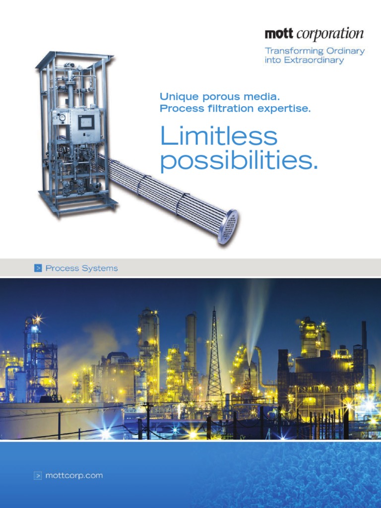 Limitless Possibilities.: Unique Porous Media. Process Filtration ...