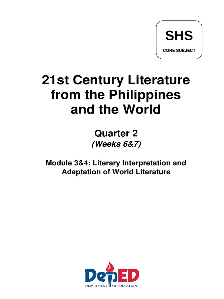 Module 3&4 - Quarter 2 - 21st Century Literature | PDF | Narration ...