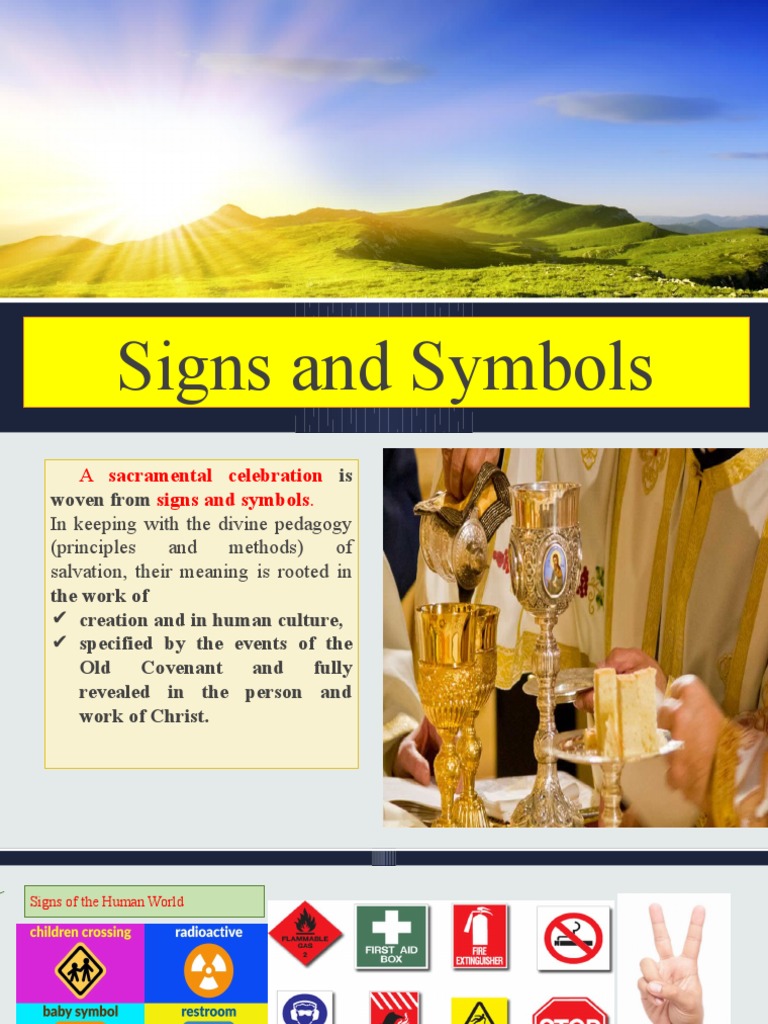 Signs and Symbols in Sacramental Celebration | PDF | Sacraments | Blessing