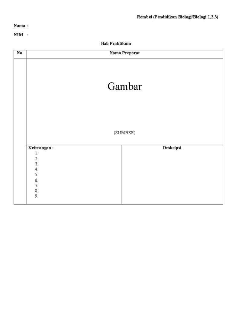 Format Laprak SJH 2021 | PDF