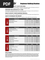 True Muscle Calendar | PDF | Body Shape | Determinants Of Health