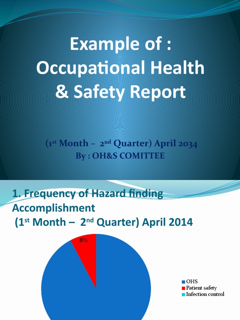 Occupational Health & Safety Report | PDF | Security | Working Conditions