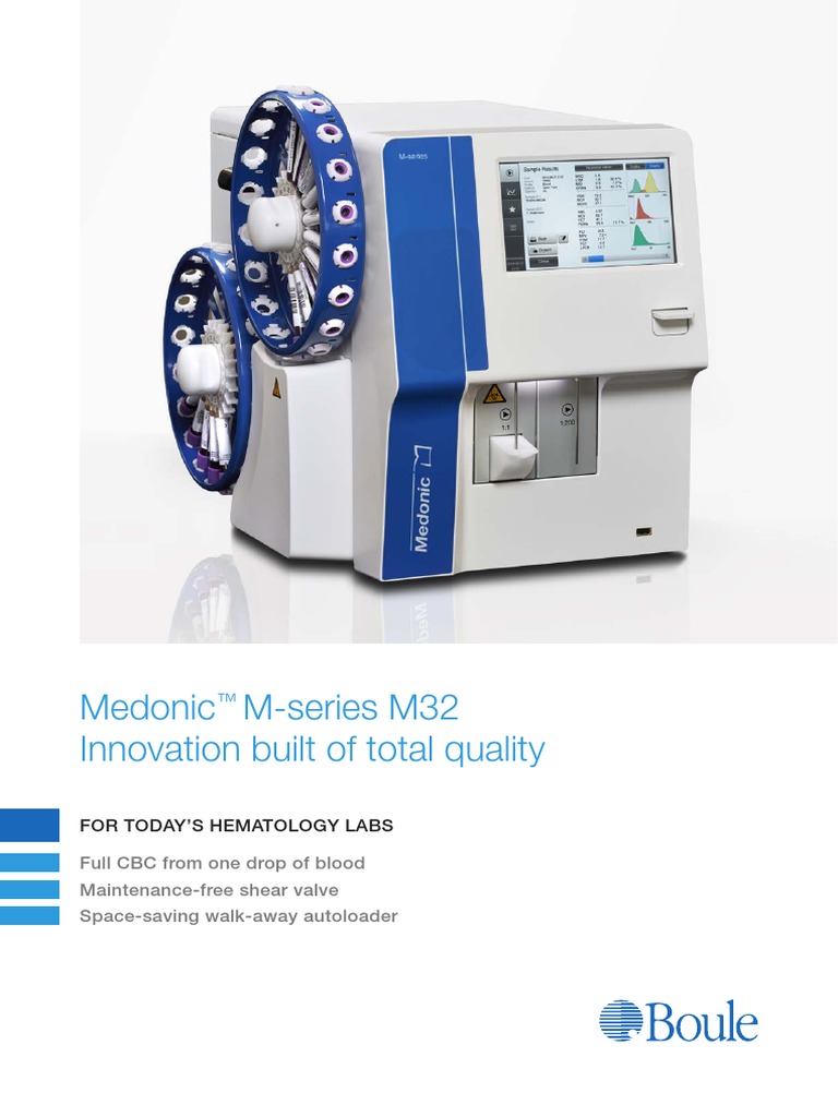 Medonic M-Series M32 Innovation Built of Total Quality: For Today'S ...