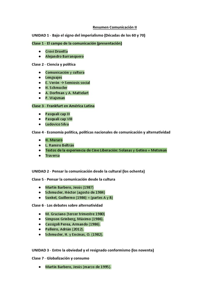 00 Resumen Comu 2 | PDF | Ideologías | marxismo