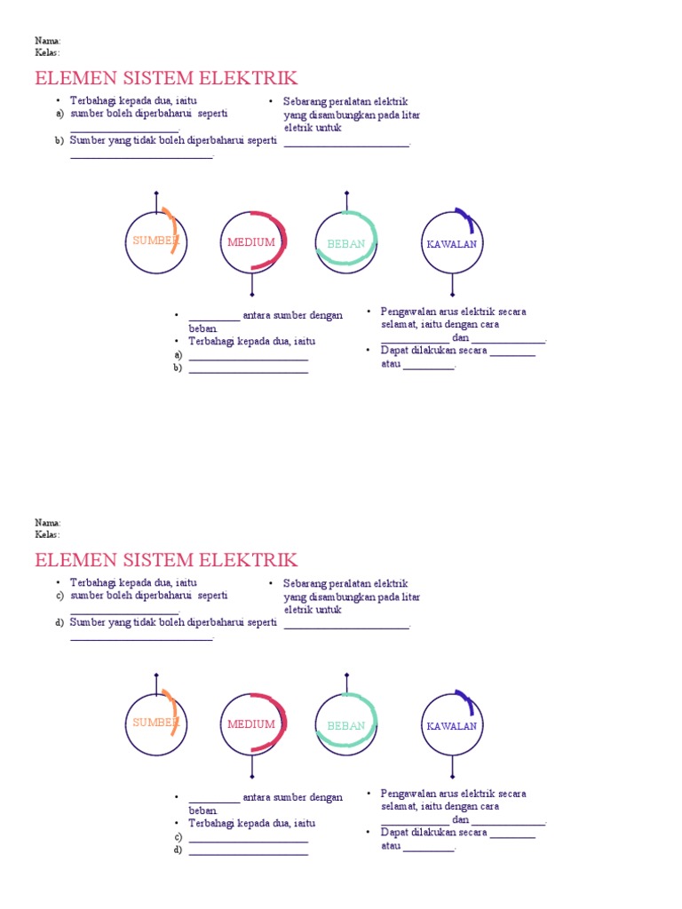 Latihan Elemen Sistem Elektrik | PDF