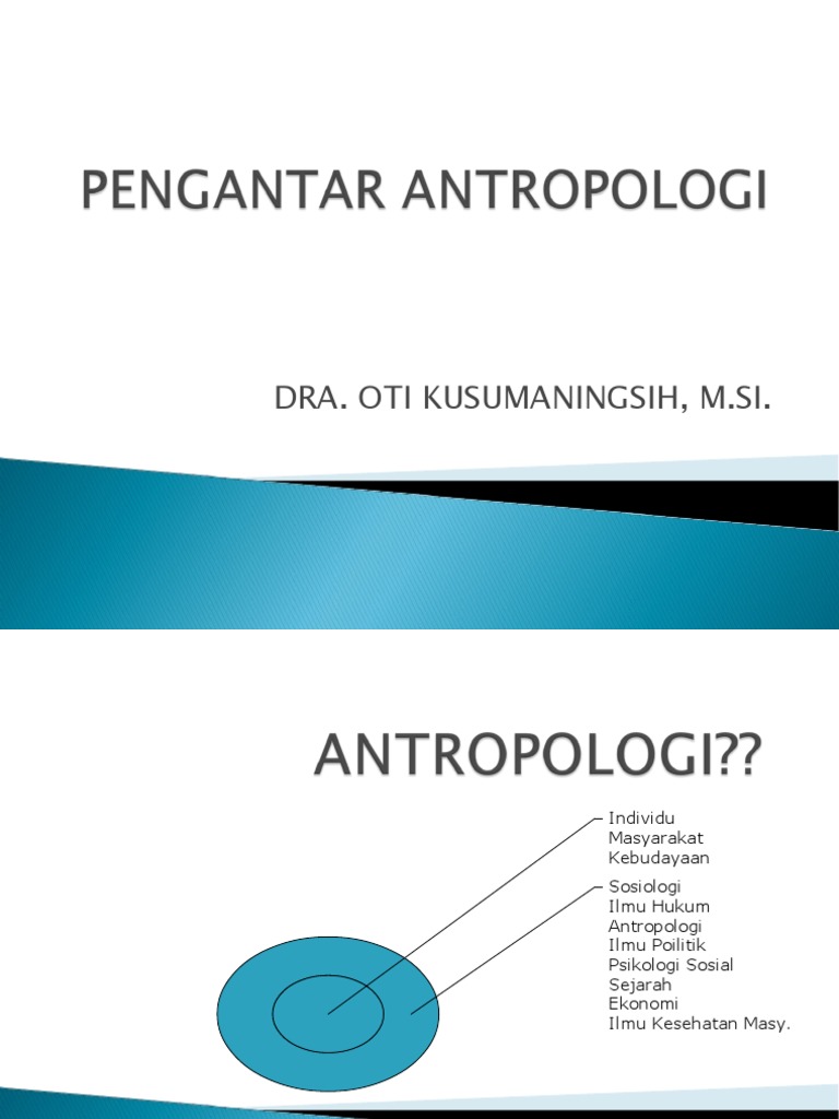ANTROPOLOGI | PDF