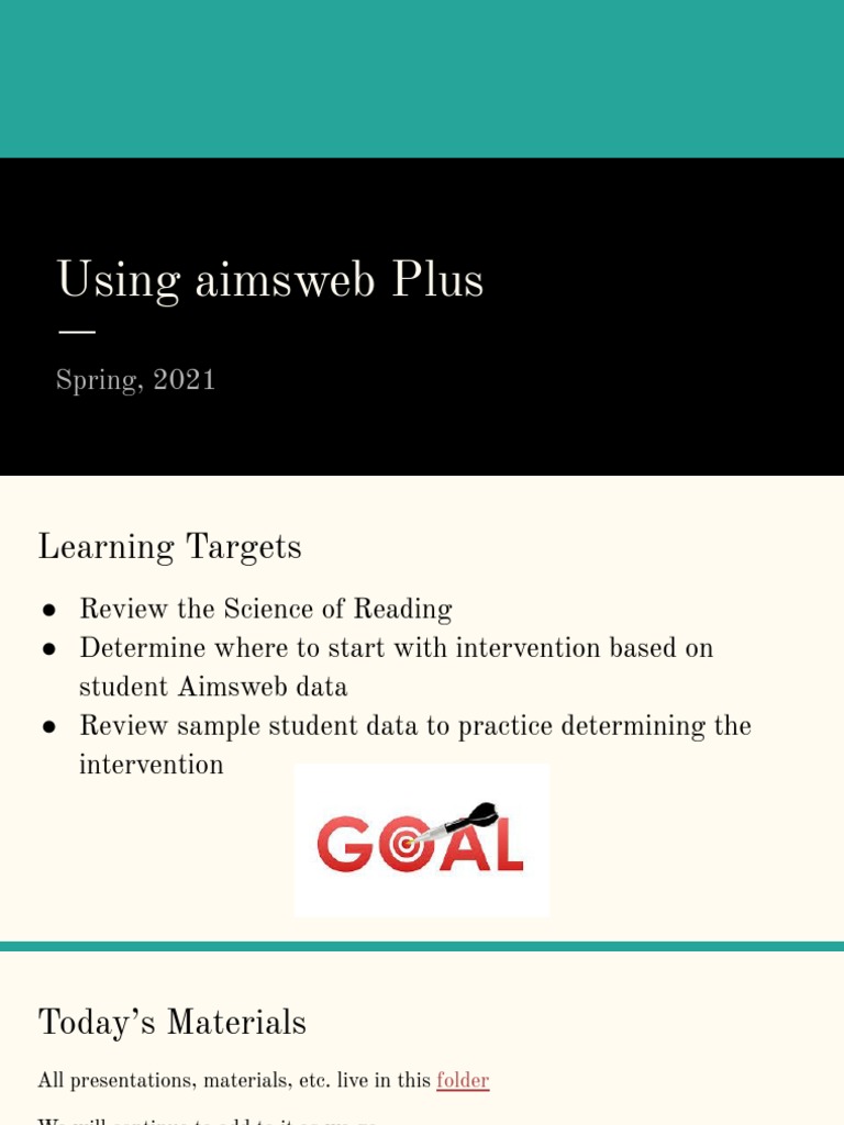 Grades 2-8 Aimsweb Plus Choosing Interventions | PDF | Phonics | Fluency