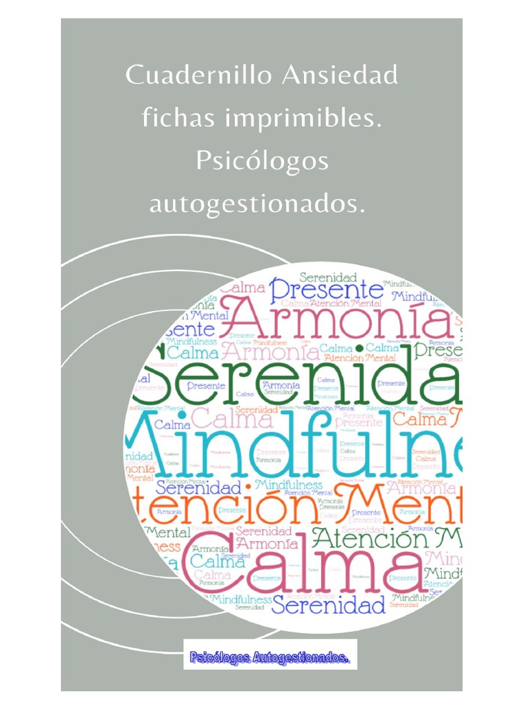 Ansiedad Fichas | PDF | Las emociones | Ansiedad