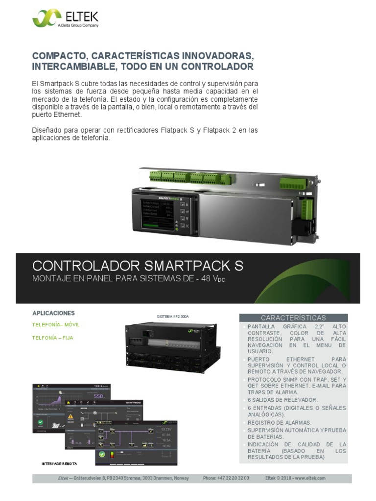 Datasheet Smartpack S Panel - 242100.415.ds6 | PDF | Protocolos de red ...