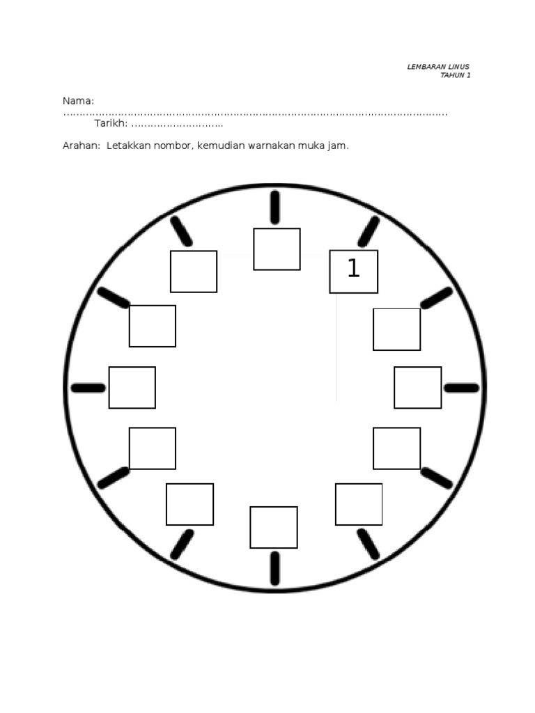 Muka Jam Kosong | PDF