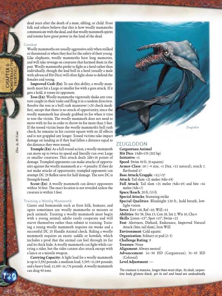 Zeuglodon | PDF | Nature