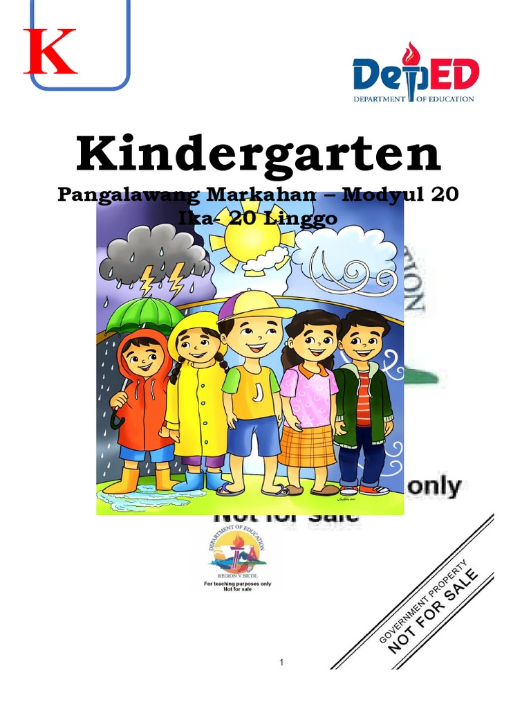 Final Kindergarten Q2 Week 20-Colored | PDF
