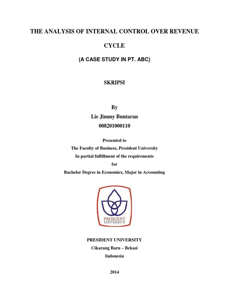 Internal Control Over Revenue | Download Free PDF | Internal Control ...