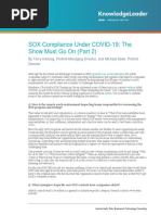 Sox Compliance Checklist Sample Audit Report | PDF | Audit | Accounting ...