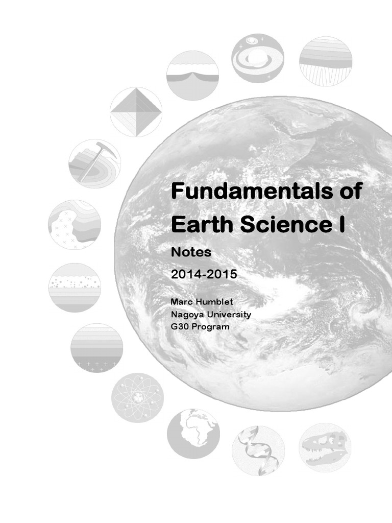 Fundamentals of Earth Science I: Notes | PDF | Solar System | Plate ...