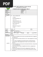 Formulir Pelayanan Informasi Obat | PDF