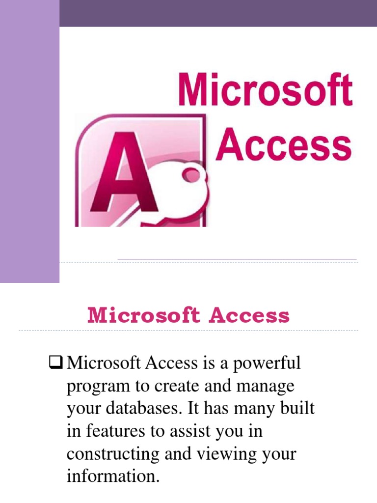 Database Management Pdf Table Database Microsoft Access