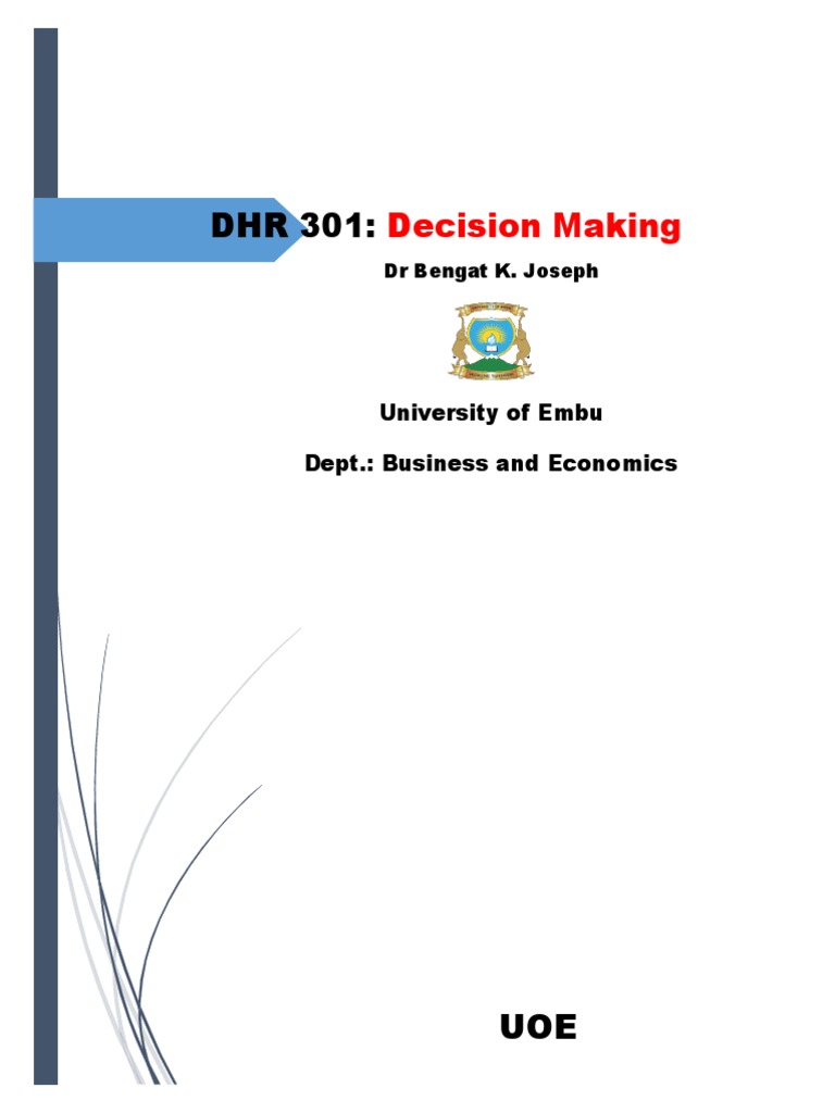 Group Decision Making | PDF | Heuristic | Decision Making