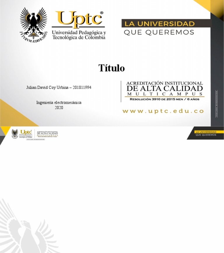 Plantilla UPTC | PDF
