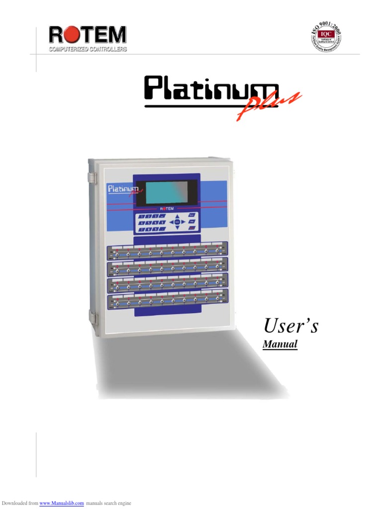 Platinum Plus | PDF | Ventilation (Architecture) | Menu (Computing)