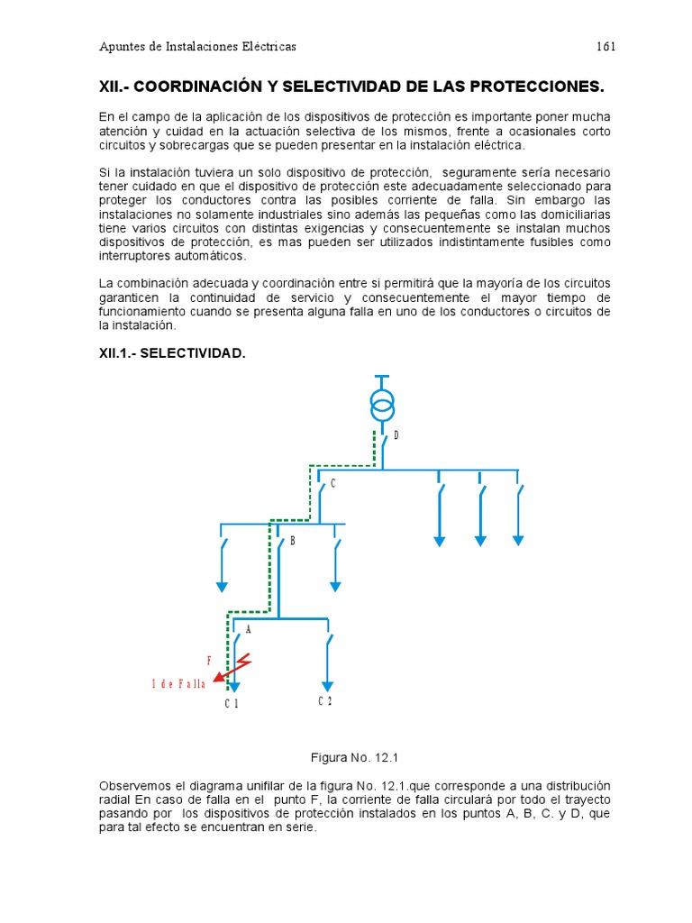 Coordinación y Selectividad de Las Protecciones | PDF | Fusible (Eléctrico) | Corriente eléctrica