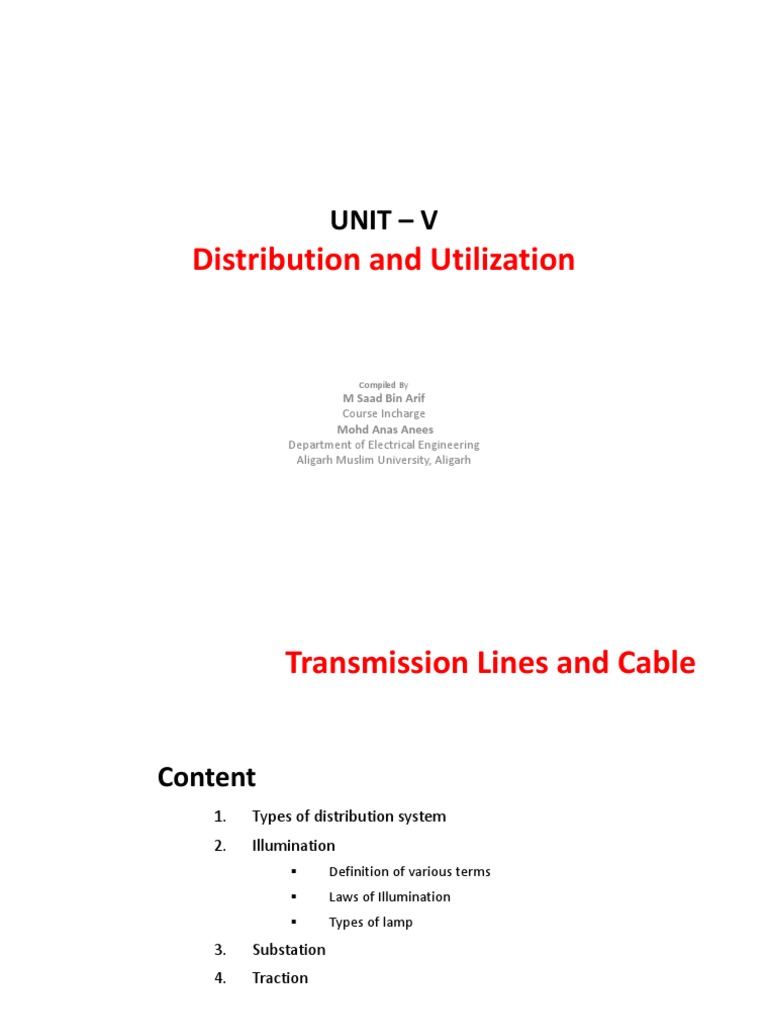 5 EEA2010 - Ch-05 - Distribution and Utilization | PDF | Electrical ...