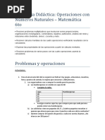 Secuencia Didáctica. Múltiplos y Divisores. 6to Grado | PDF | Matemáticas | Conocimiento