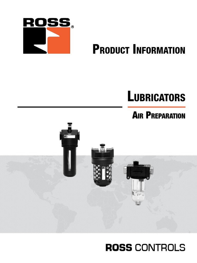 ROSS FRL Lubricators | PDF | Pounds Per Square Inch | Pressure