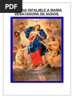 Novena A Maria Desatanudos | PDF | María, madre de Jesús | Rosario