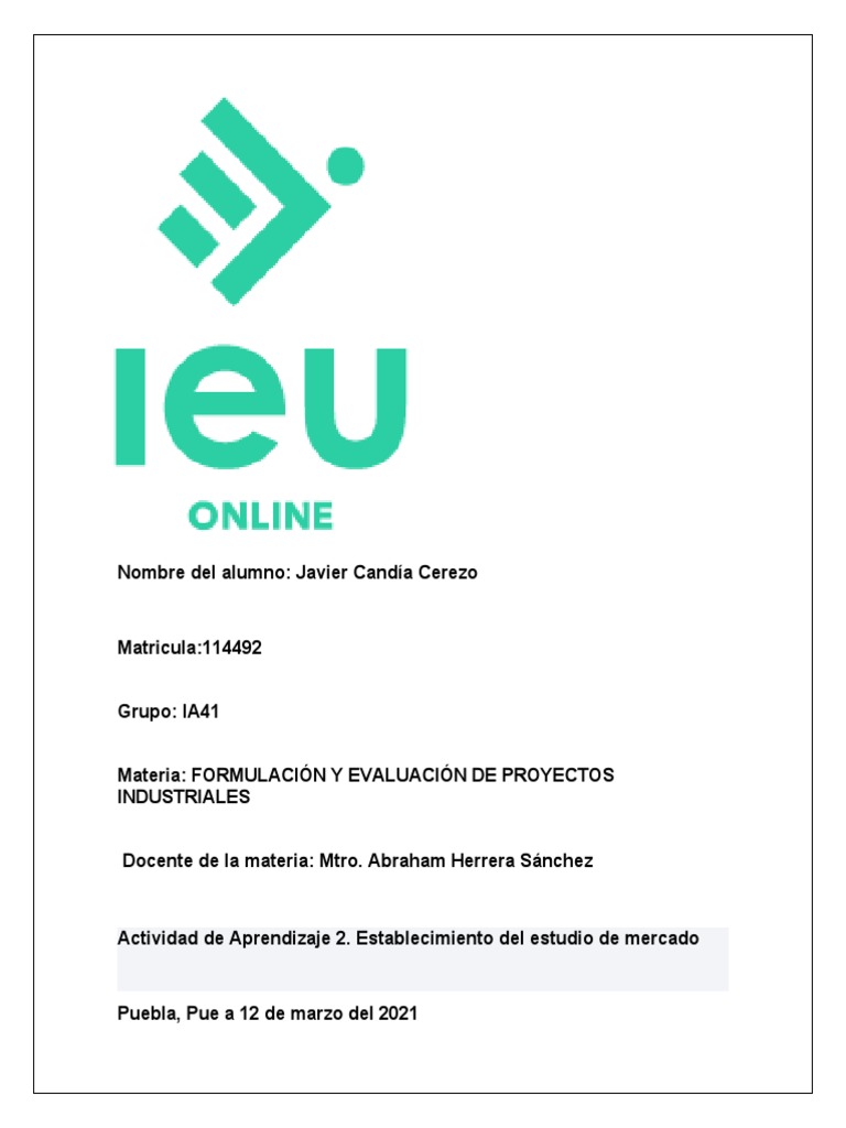 Actividad 2 - Proyecto | PDF | Empresas | Cliente