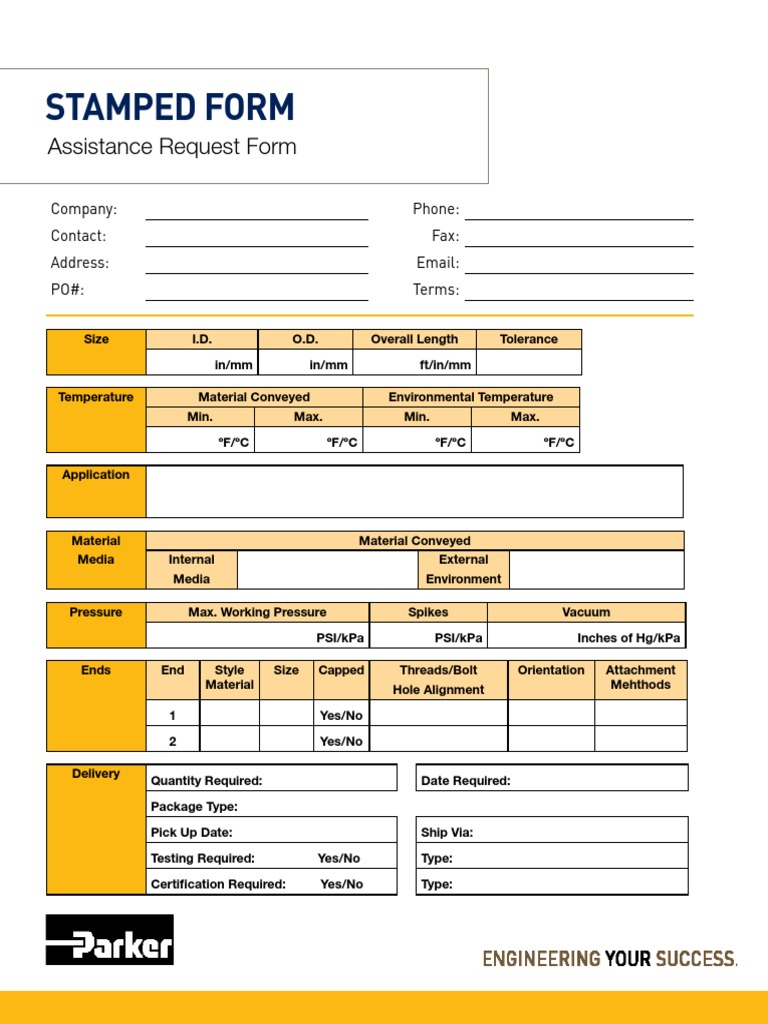 Stamp Form | PDF | Pressure | Mechanical Engineering