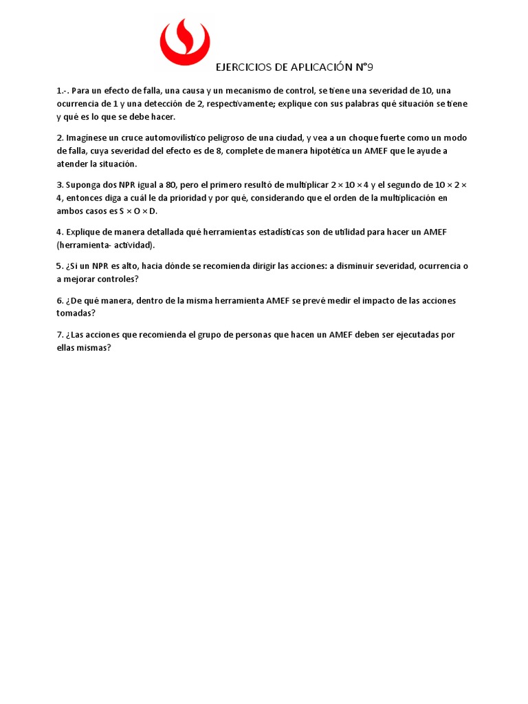 Ejercicios de Aplicaci N N 9 - VF | PDF