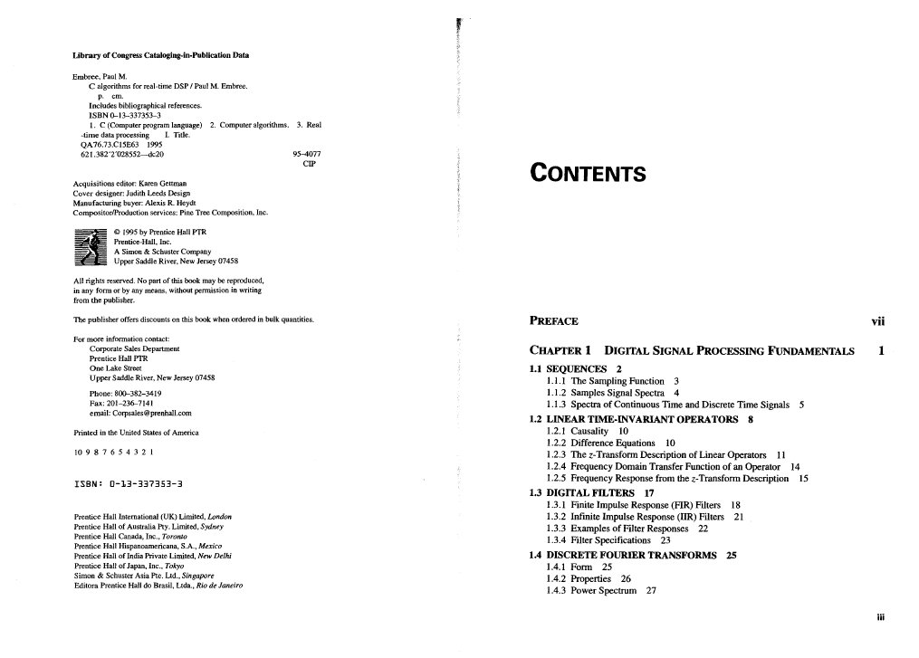 C Algorithm For Realtime DSP | PDF | Digital Signal Processing | C (Programming Language)