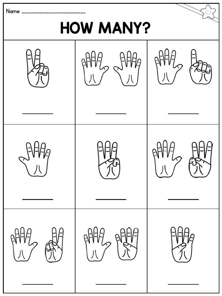 Subitize with your fingers