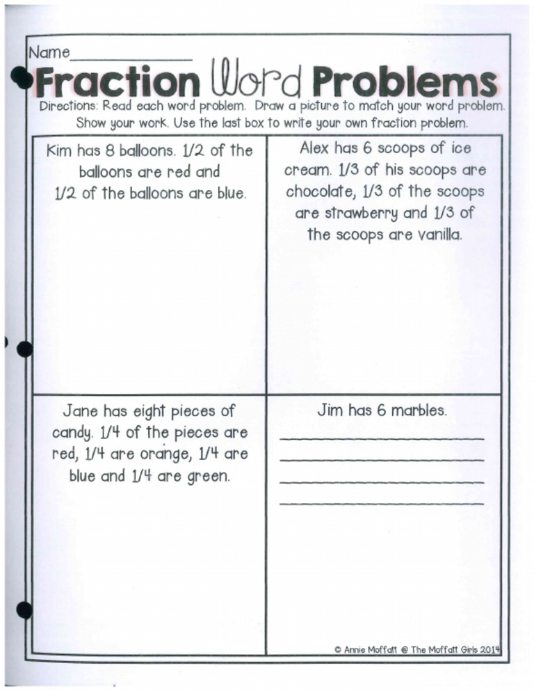 Math - Word Problems Grade 1 | PDF