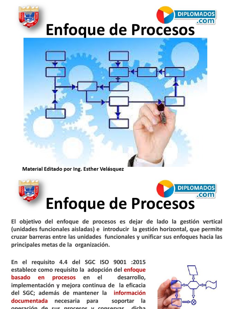 Enfoque de Procesos Diplomado | PDF