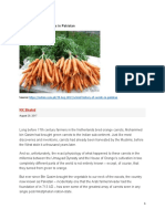 Carrot: History and Iconography: January 2011 | PDF | Carrot | Plants
