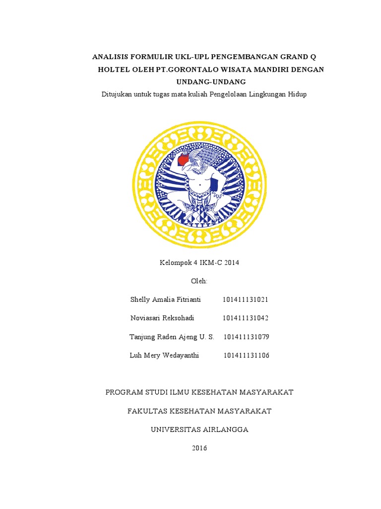 Analisis UKL UPL Kel. 4 | PDF