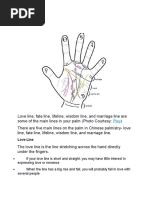 Palmistry | PDF | Psychological Concepts | Behavioural Sciences