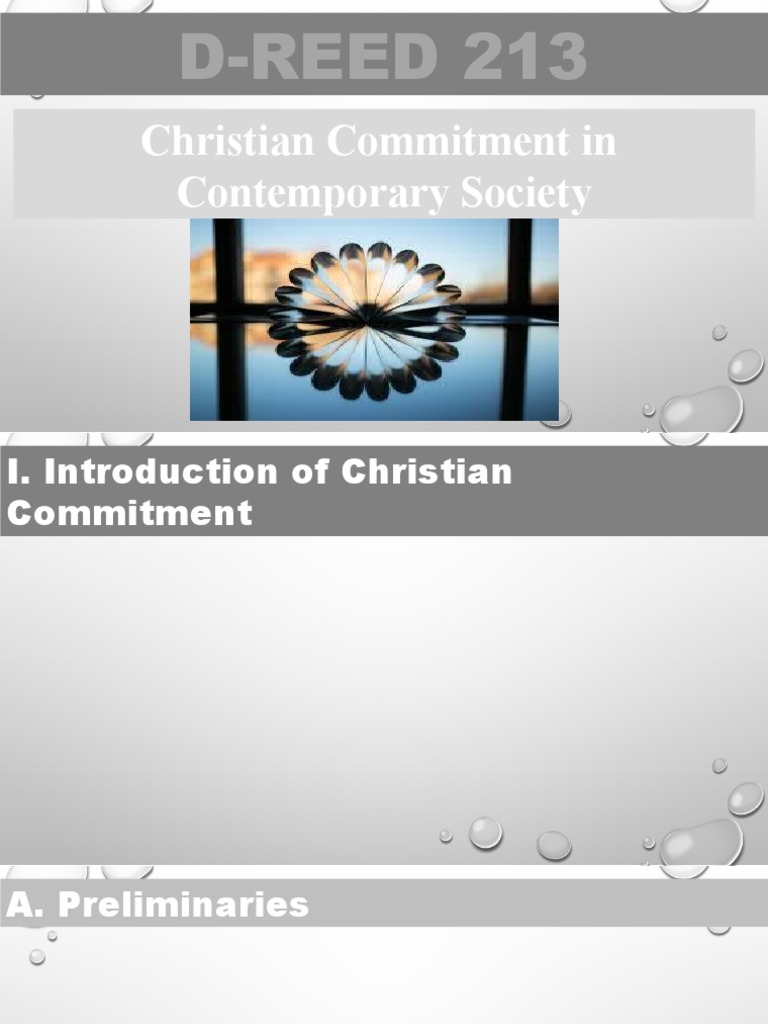 Christian Commitment in Contemporary Society | PDF | Eucharist | Morality