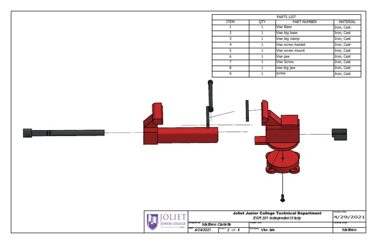 Vise Exploded | PDF
